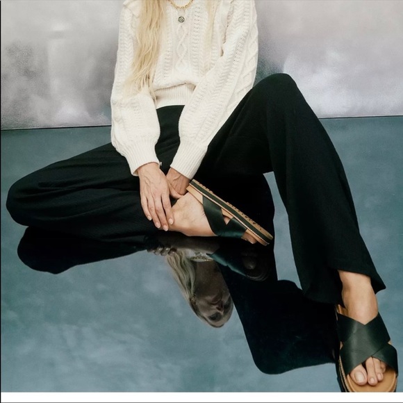 Madewell | Shoes | Madewell Dayna Lugsole Slide Sandal In Leather ...